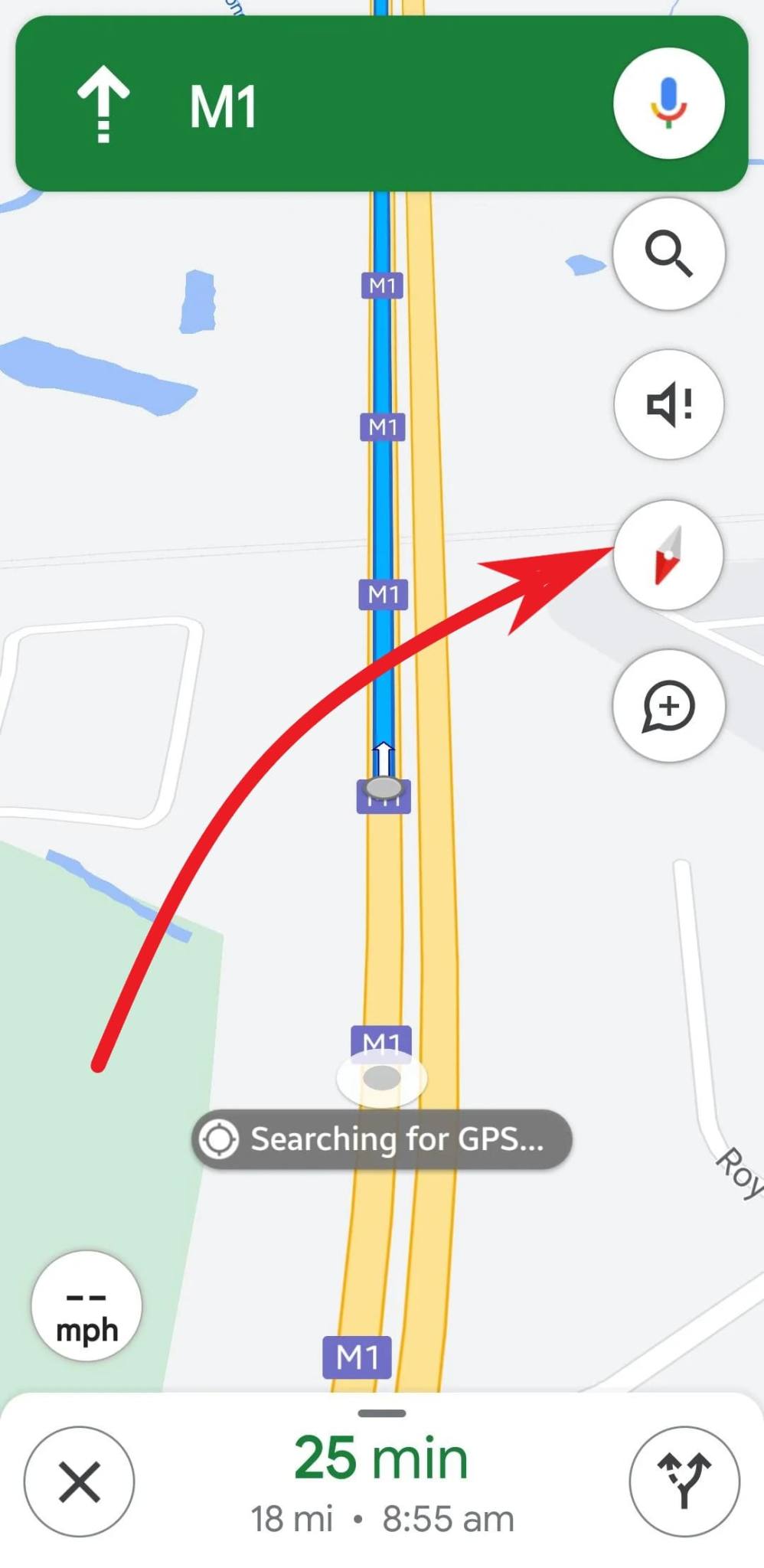 Activar el mapa con brújula online de Google Maps